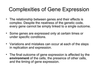Gene expression---(Biochem) | PPT