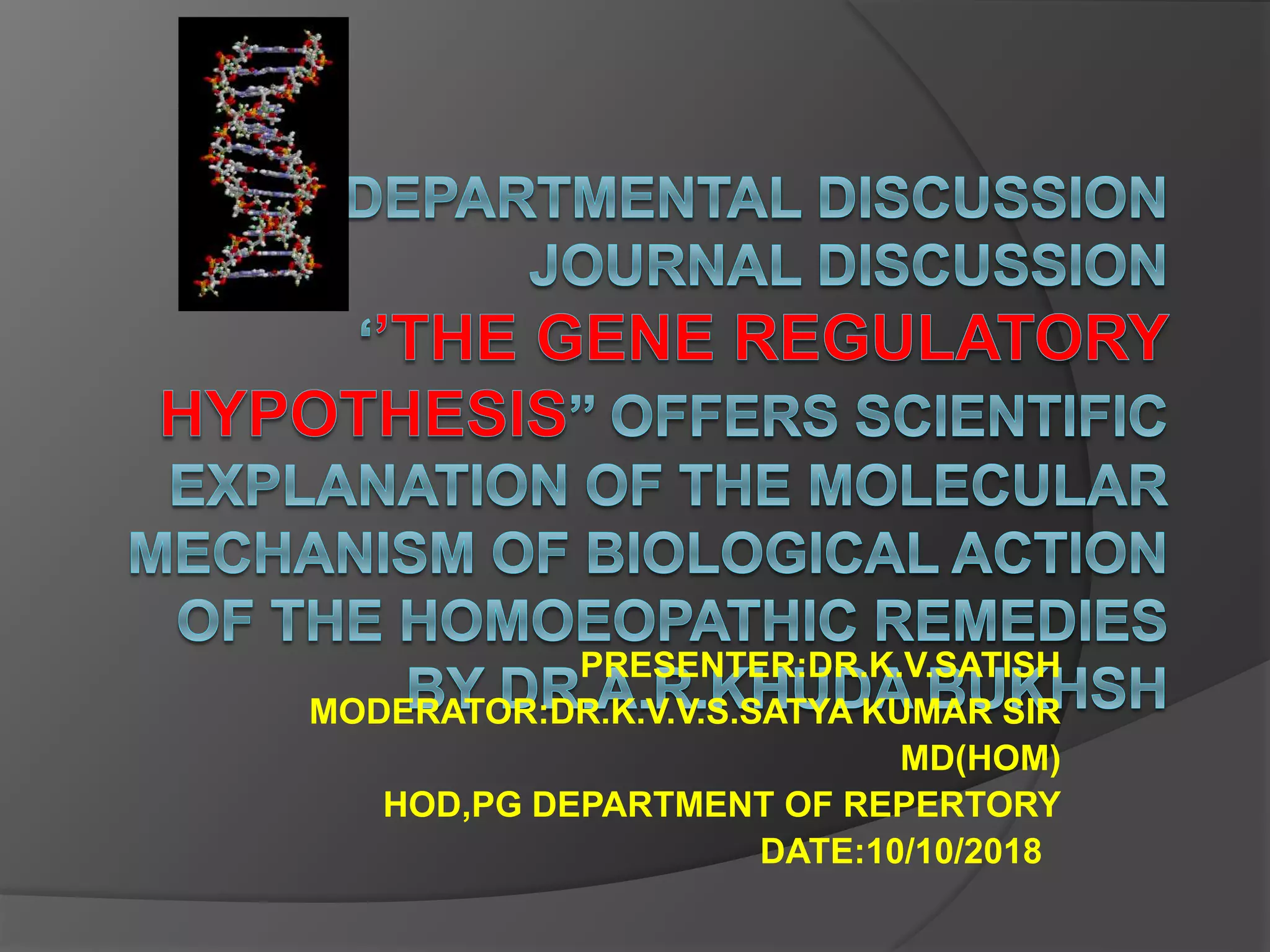 Gene expression | PPTX | Chemistry | Science