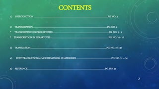 Gene expression | PPTX