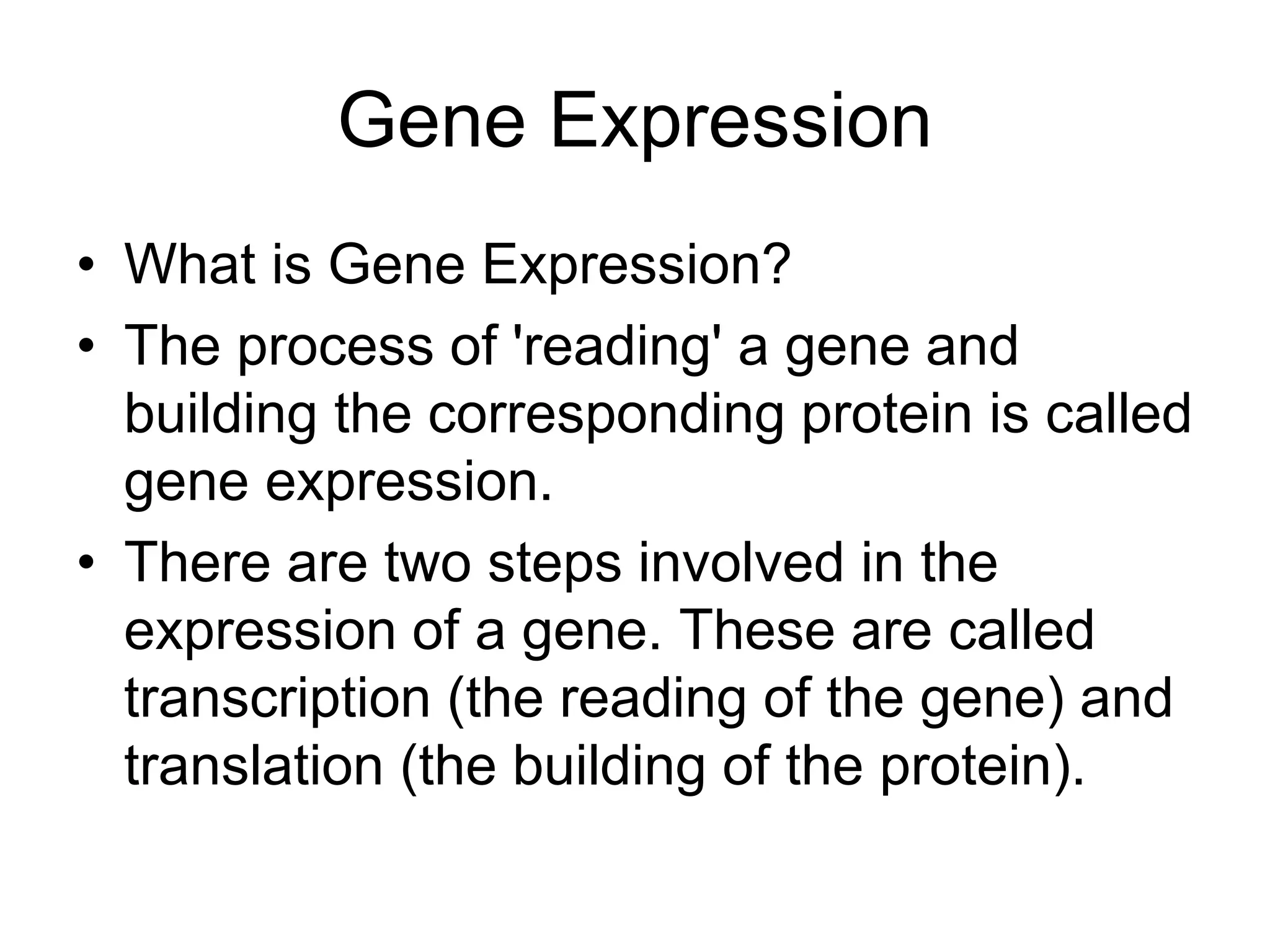 gene expression.ppt