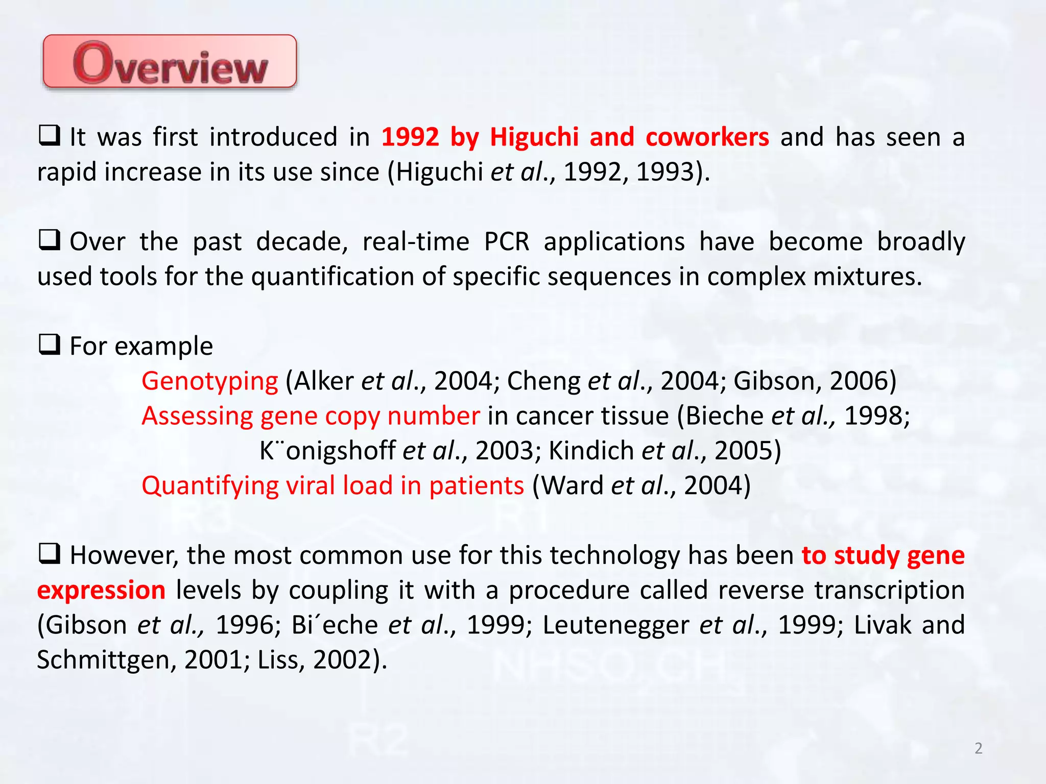 Gene Expression Analysis by Real Time PCR | PPTX