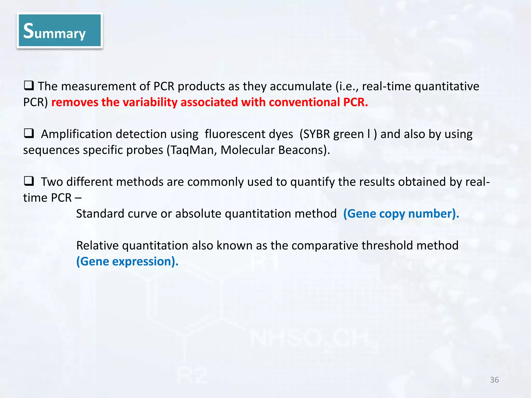 Gene Expression Analysis by Real Time PCR | PPTX