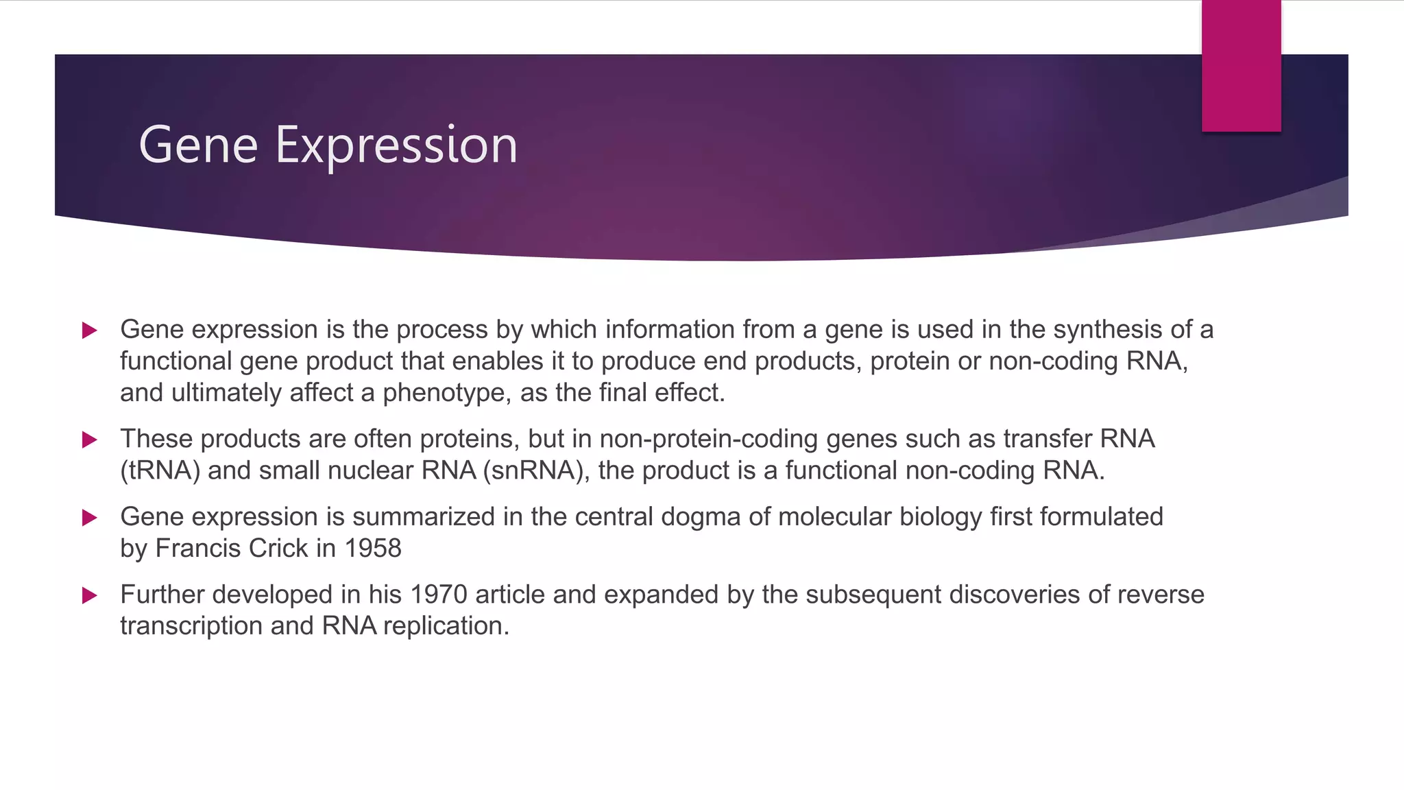 GENE EXPRESSION AND IT’S REGULATION.pptx