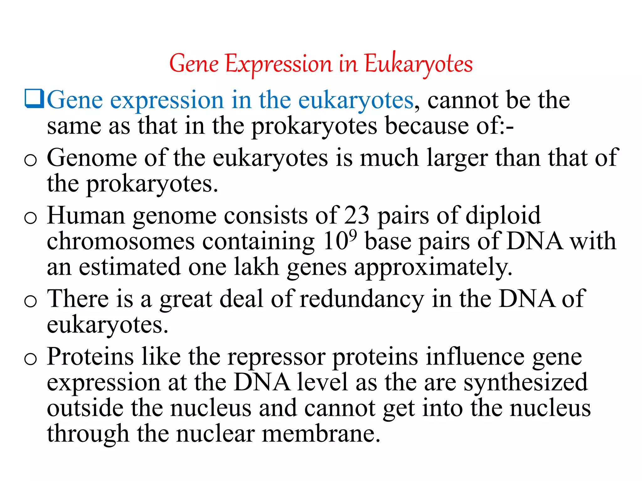 Gene expression and regulation | PPTX