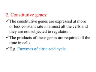 Gene expression and regulation | PPTX
