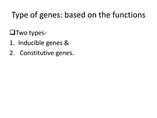 Gene expression and regulation | PPTX