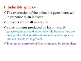 Gene expression and regulation | PPTX
