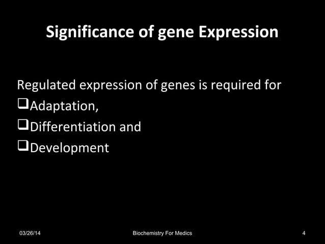 Gene expression in prokaryotes | PPT | Biological Sciences | Science