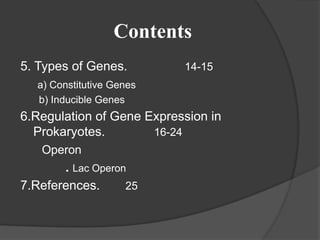 Gene - Expression and its Regulation.pptx