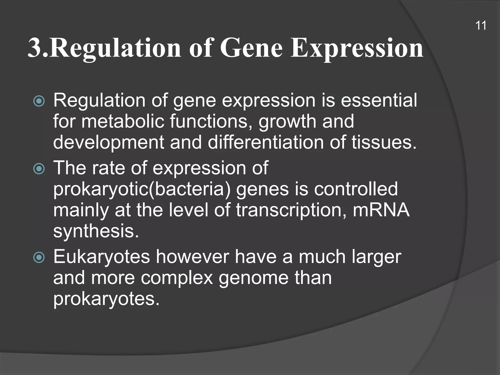 Gene expression & its regulation. | PPTX