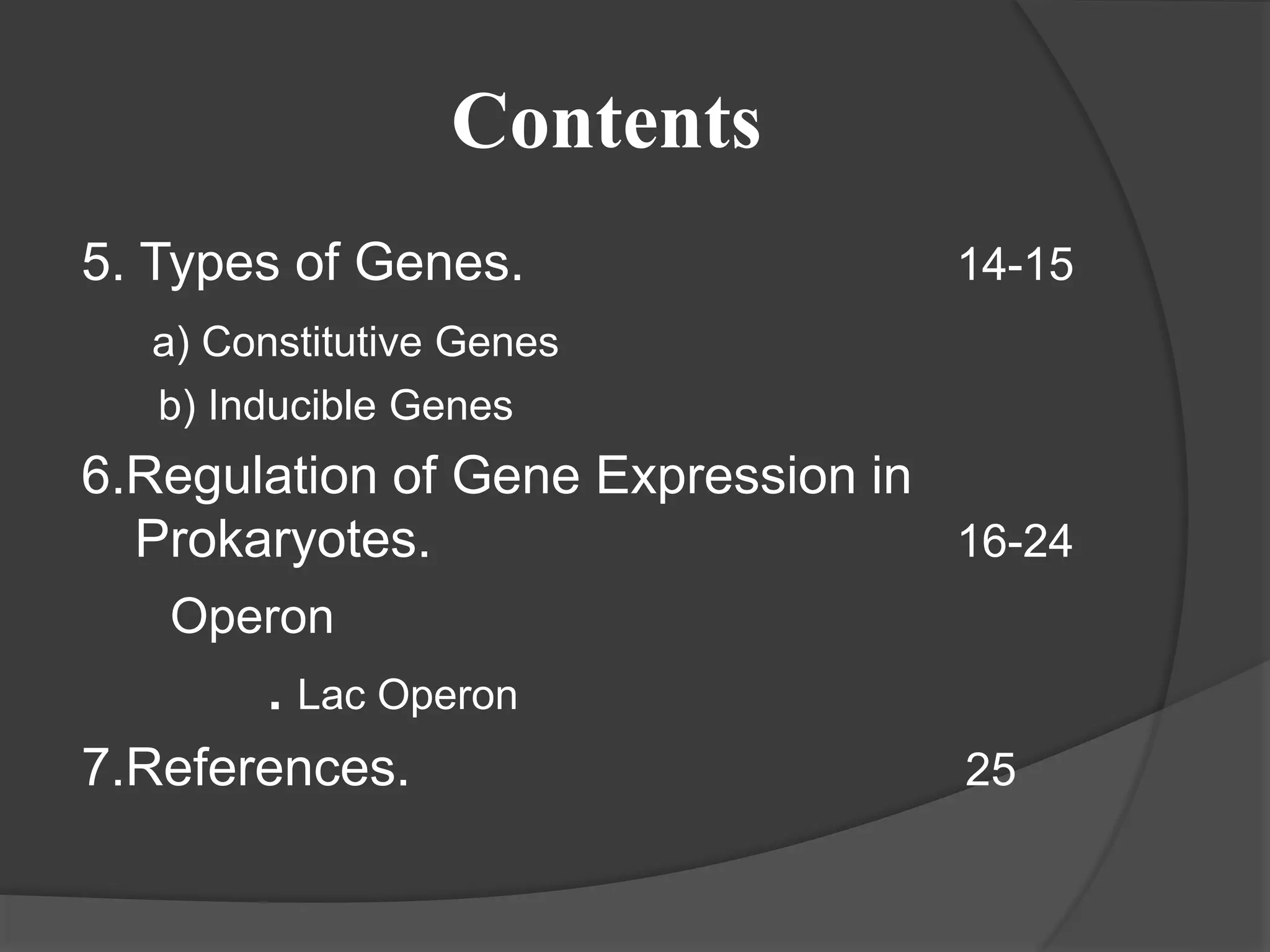 Gene expression & its regulation. | PPTX