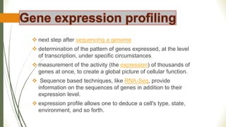 Gene expression profiling | PPTX