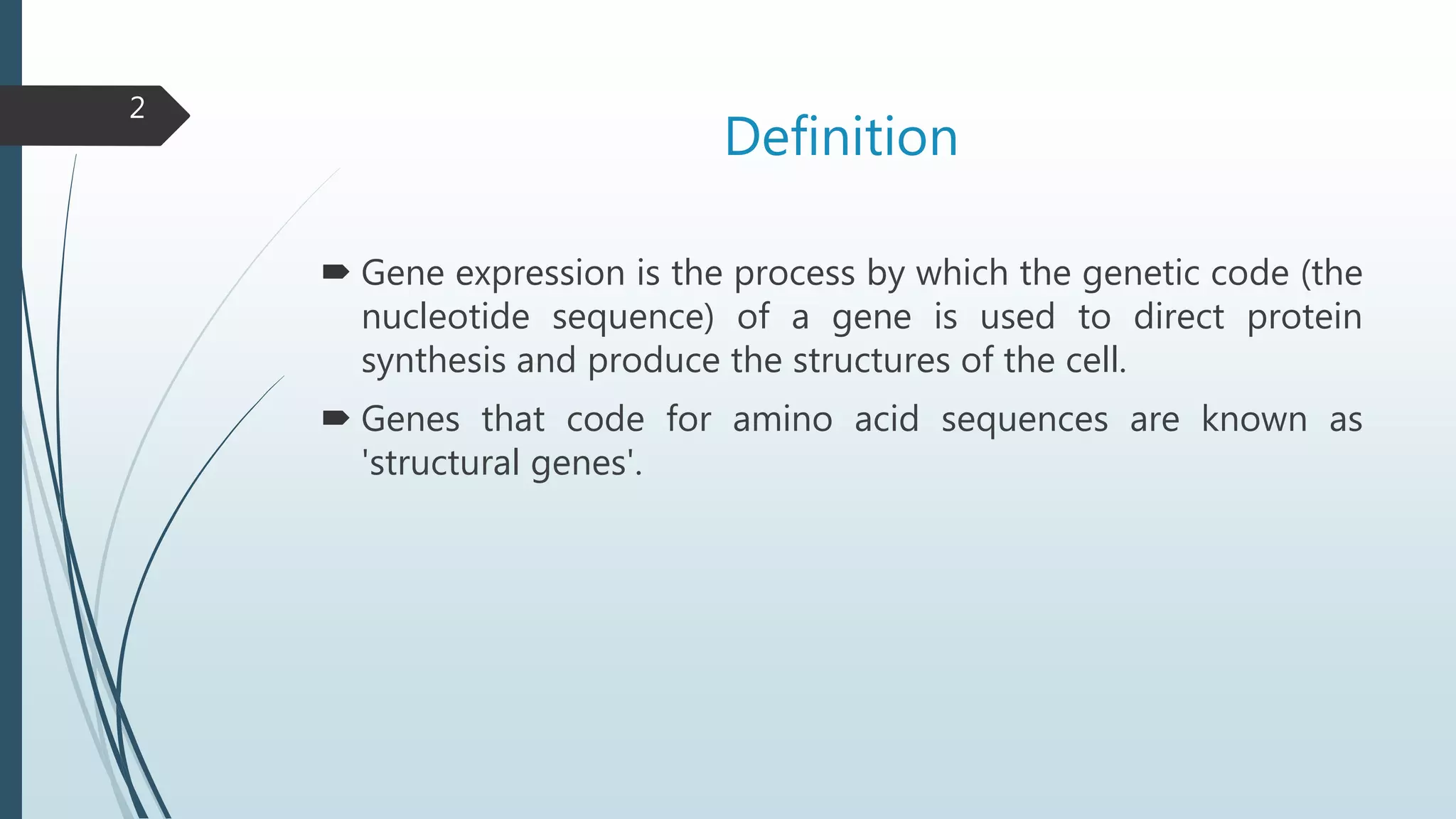 Gene expression system | PPTX