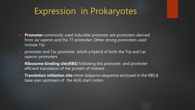 Gene expression vector by tahura mariyam ansari | PPTX | Programming Languages | Computing
