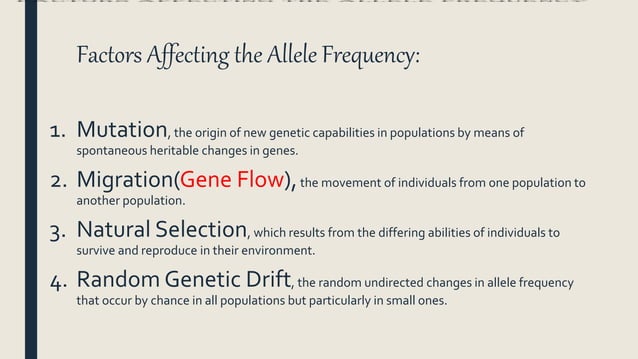 Gene flow | PPTX