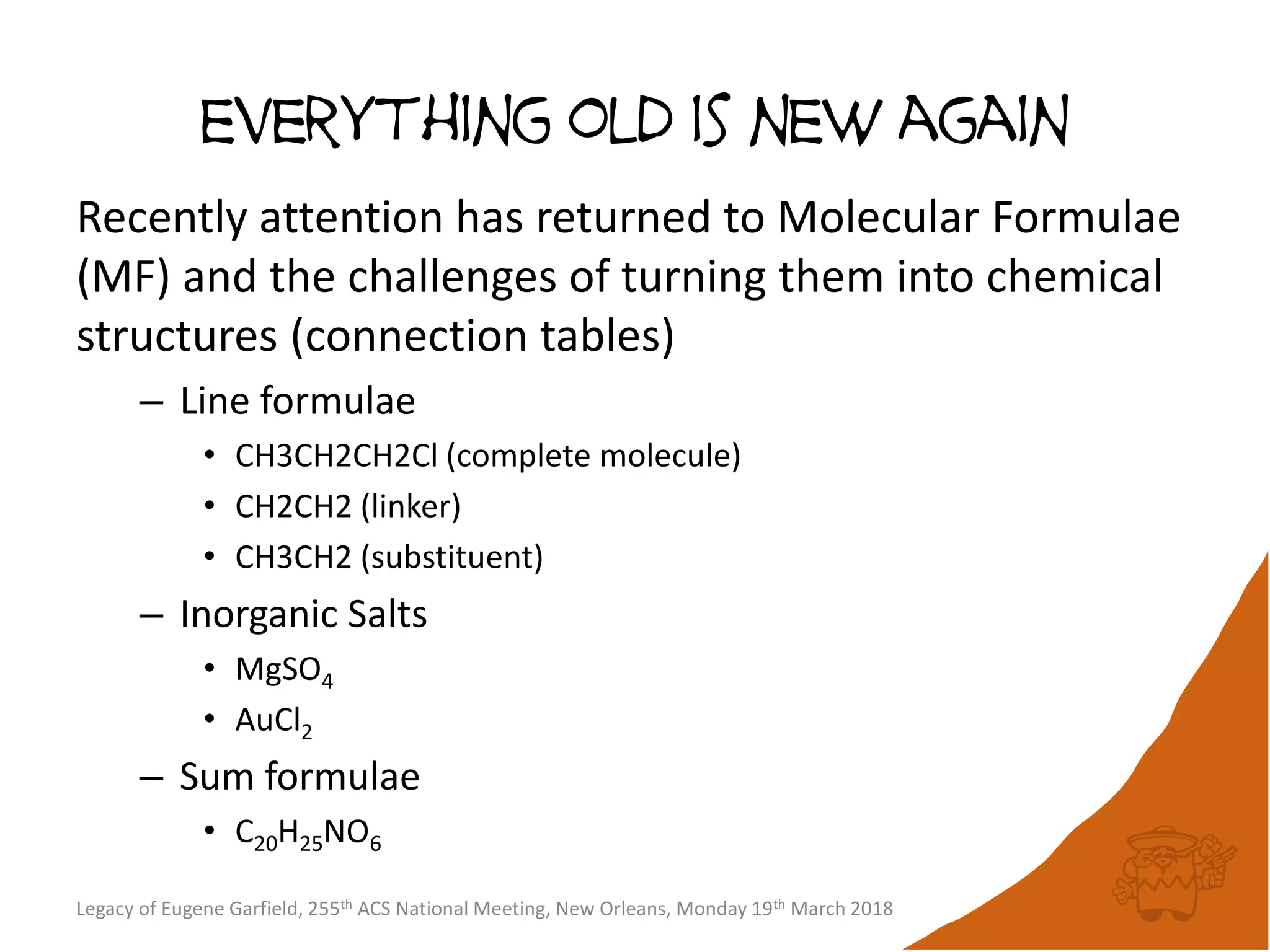 Eugene Garfield: the father of chemical text mining and artificial ...