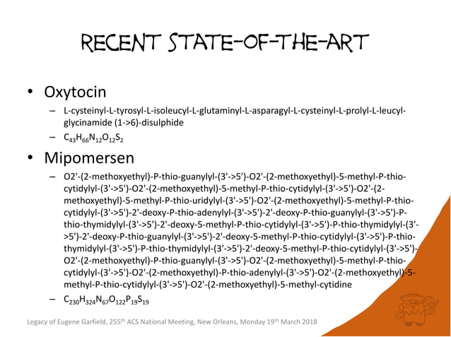 Eugene Garfield: the father of chemical text mining and artificial ...