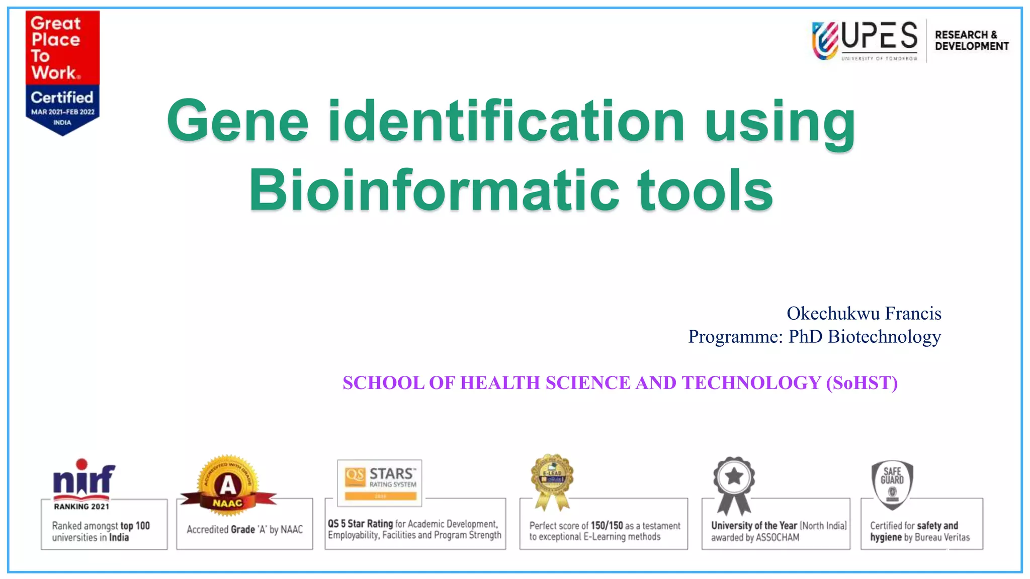 Gene identification using bioinformatic tools.pptx