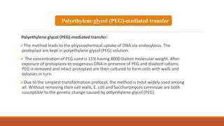 Modern Gene insertion methods - How gene is transferred into plant | PPTX