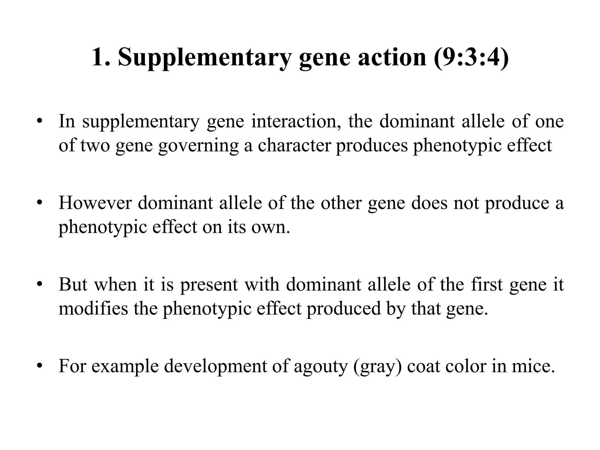 Gene interaction | PPTX