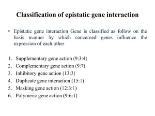 Gene interaction | PPTX