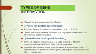 Gene interaction | PPTX