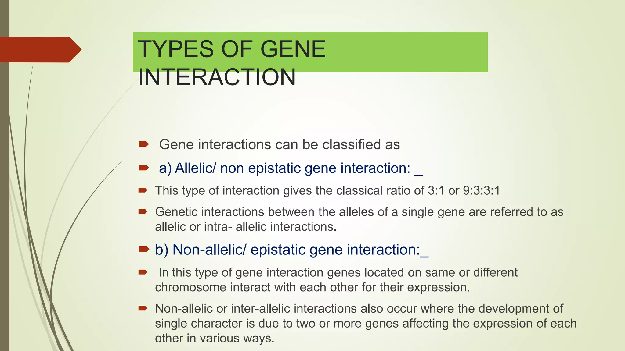 Gene interaction | PPTX