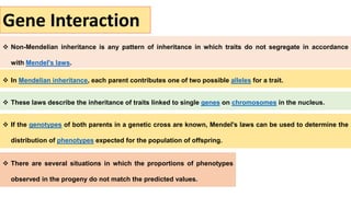 Gene interaction | PPTX