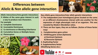 Gene interaction | PPTX