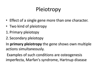 Gene interaction ppt | PPTX