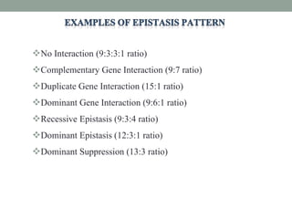 Gene interaction ppt | PPTX