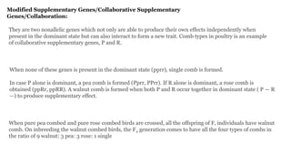 Gene interactions | PPTX