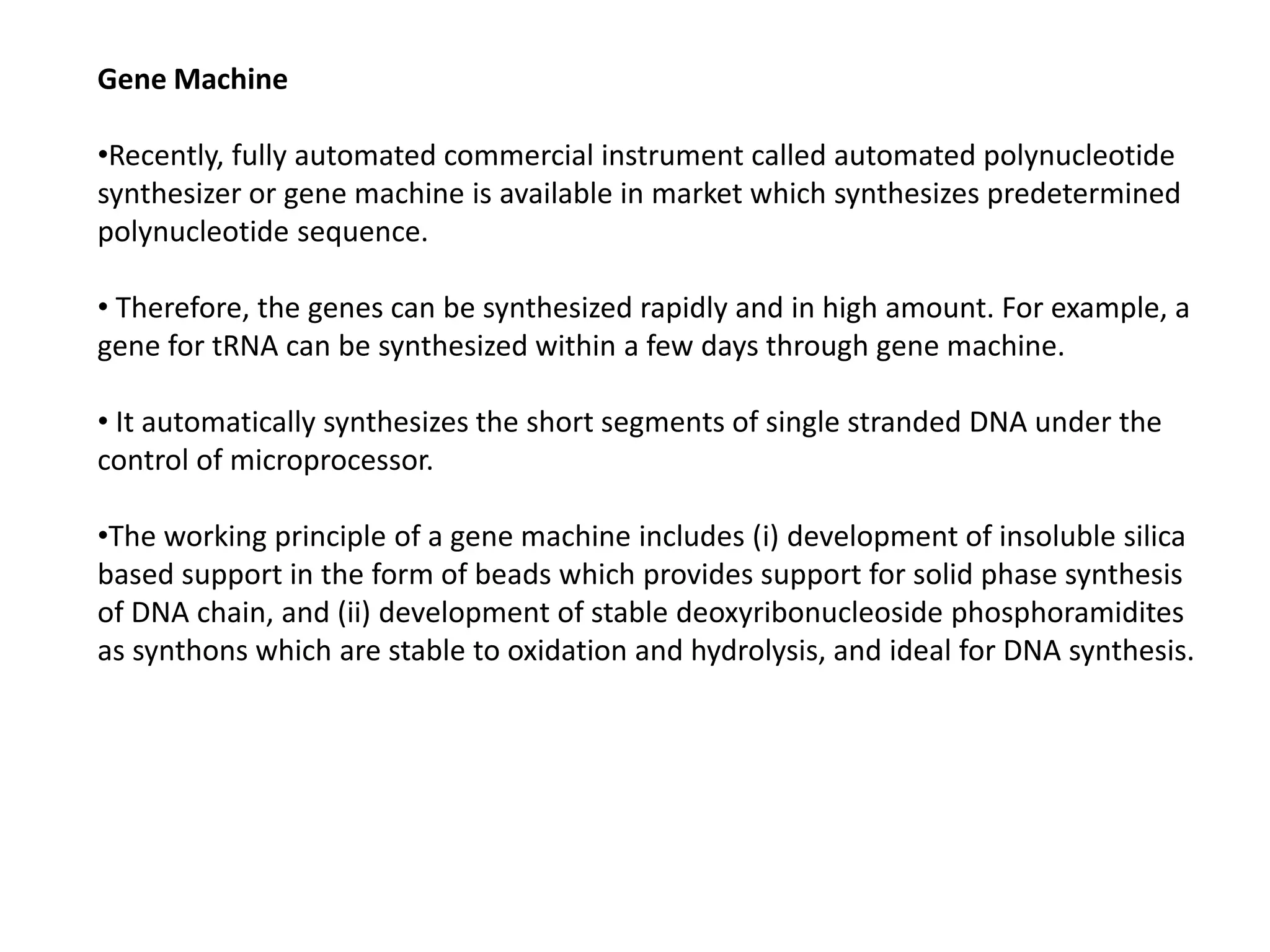 Gene isolation methods | PPTX