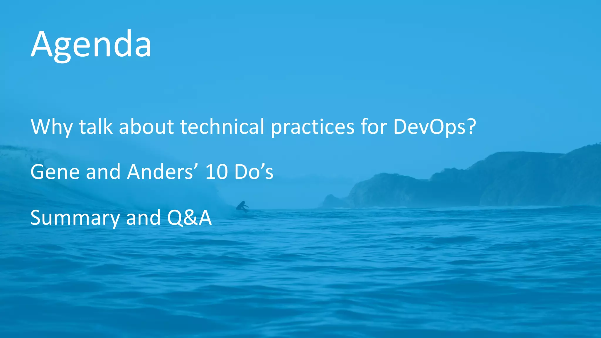 10 Do’s for DevOps! | PPT