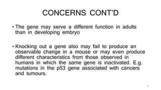 Gene knockout | PPTX