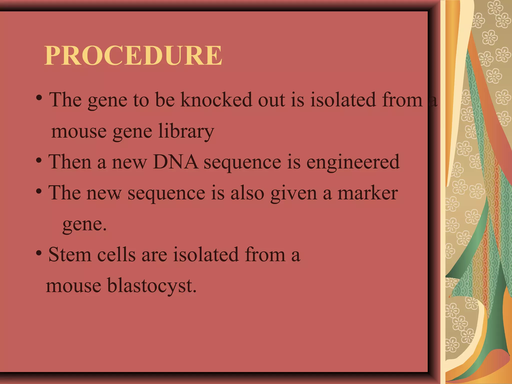 Gene knockout | PPT