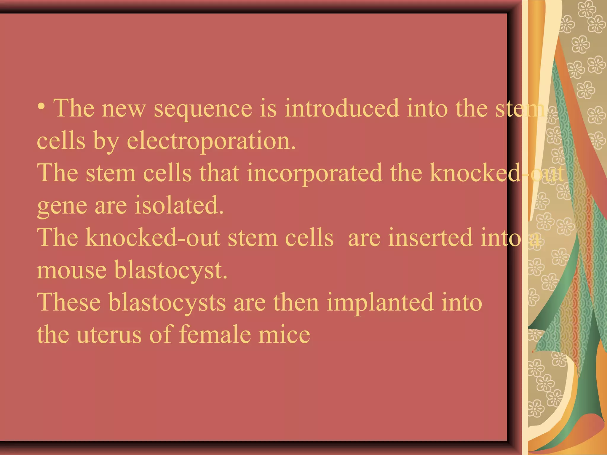 Gene knockout | PPT