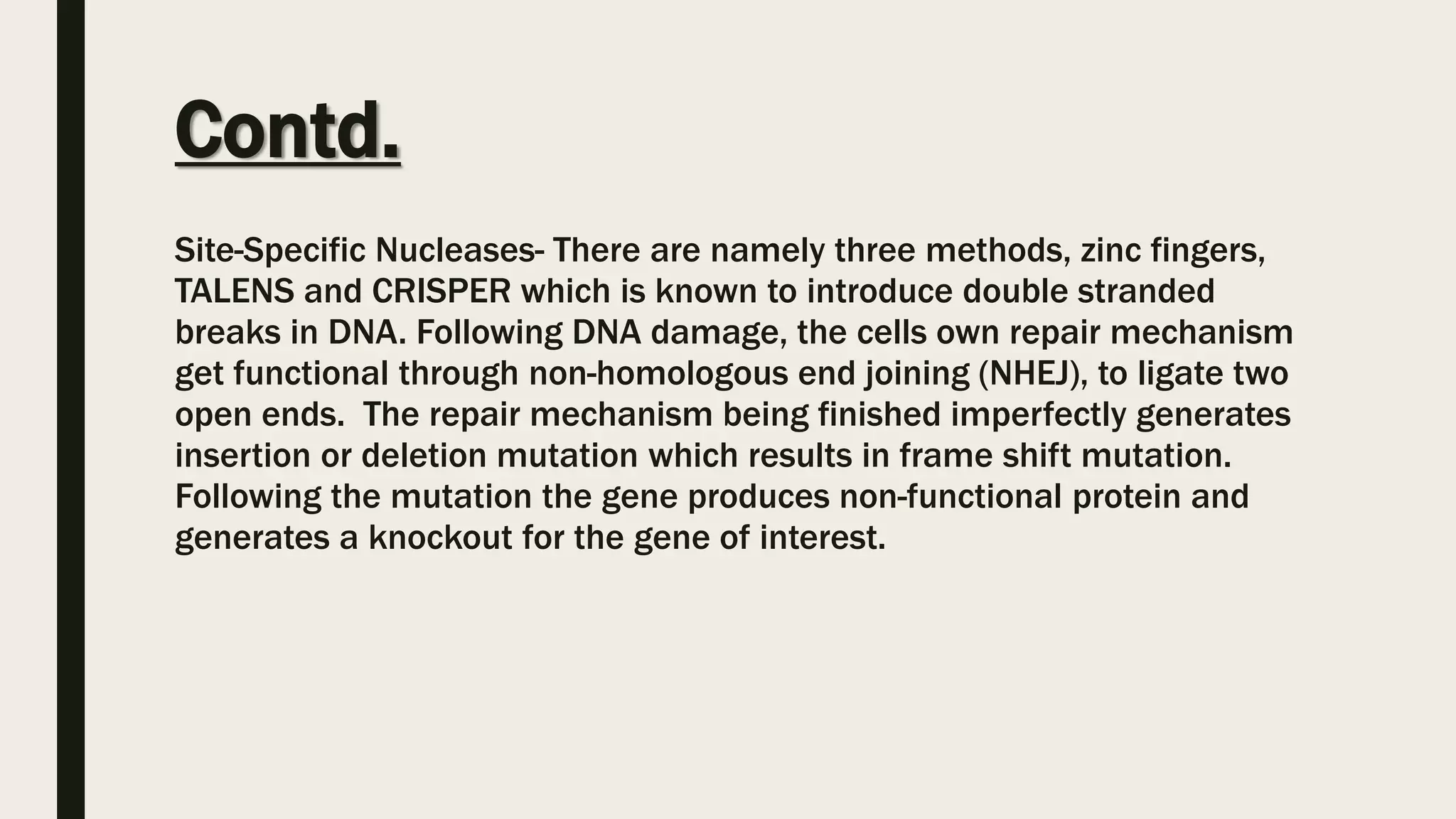 GENE KNOCKOUT | PPTX
