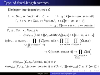 Eliminators into dependent types | PDF