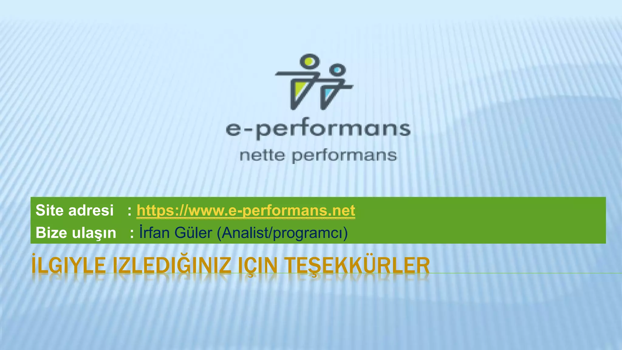 e-performans Performans Değerlendirme Sistemi | PPTX