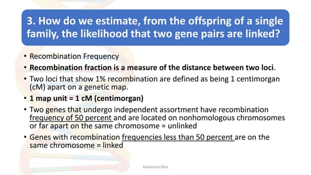 Gene mapping / Genetic map vs Physical Map | determination of map ...