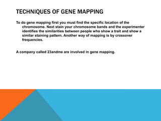 Gene mapping | PPT