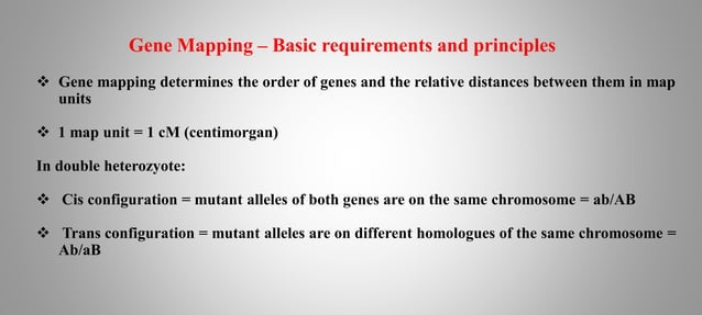 Gene mapping | PPTX | Genetics | Science
