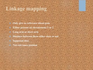 Gene mapping | PPTX