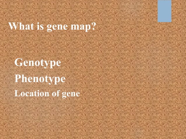 Gene mapping | PPT