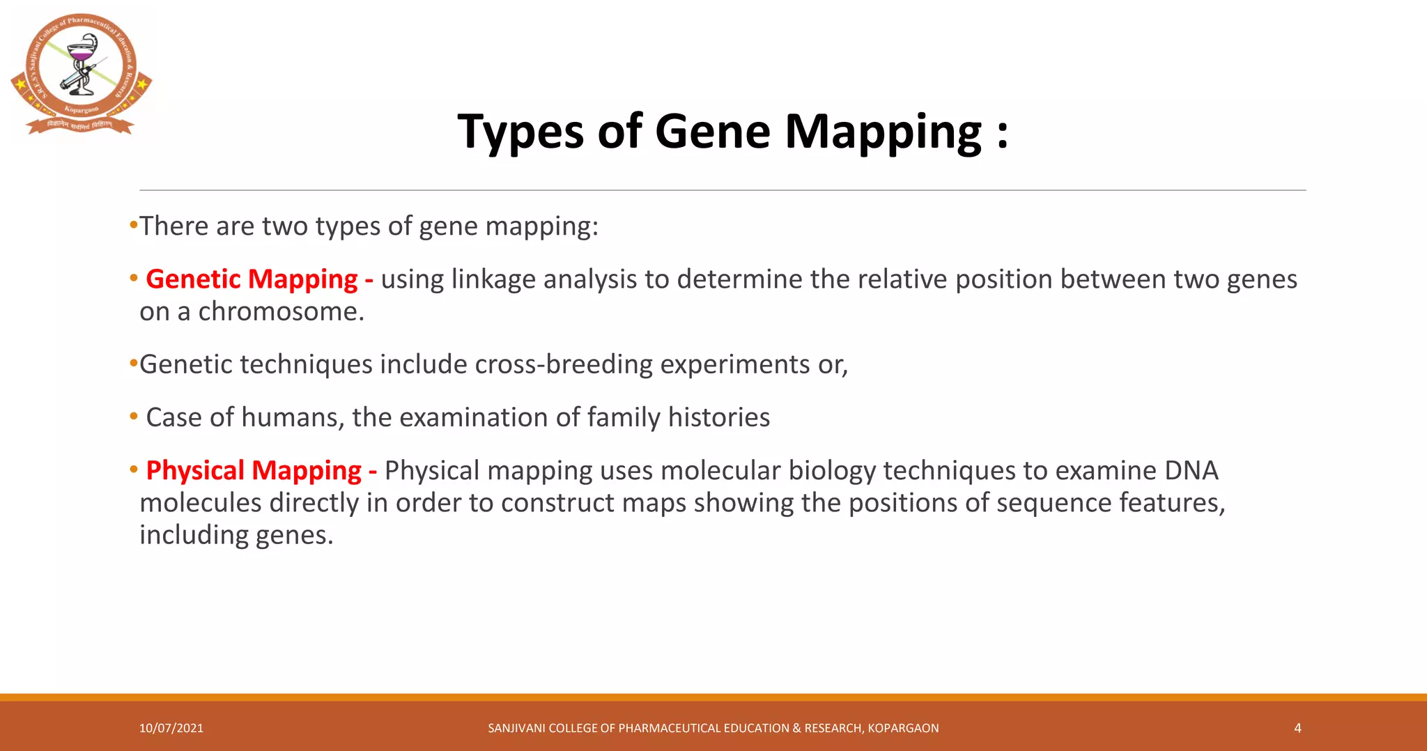 Gene mapping | PDF
