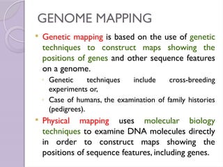 gene mapping in the children - genetic diseases | PPTX