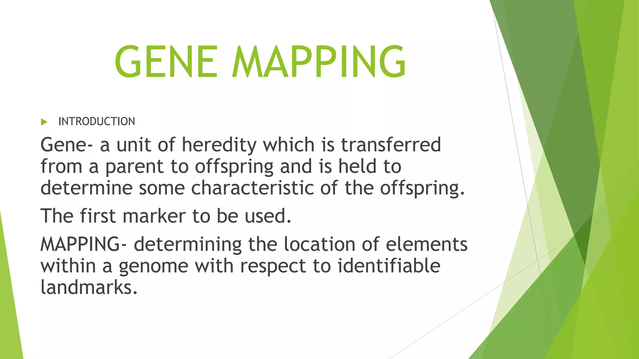 Gene mapping and cloning of disease gene | PPTX