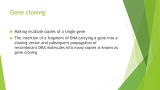 Gene mapping and cloning of disease gene | PPTX