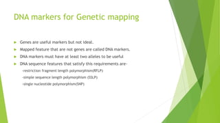 Gene mapping and cloning of disease gene | PPTX